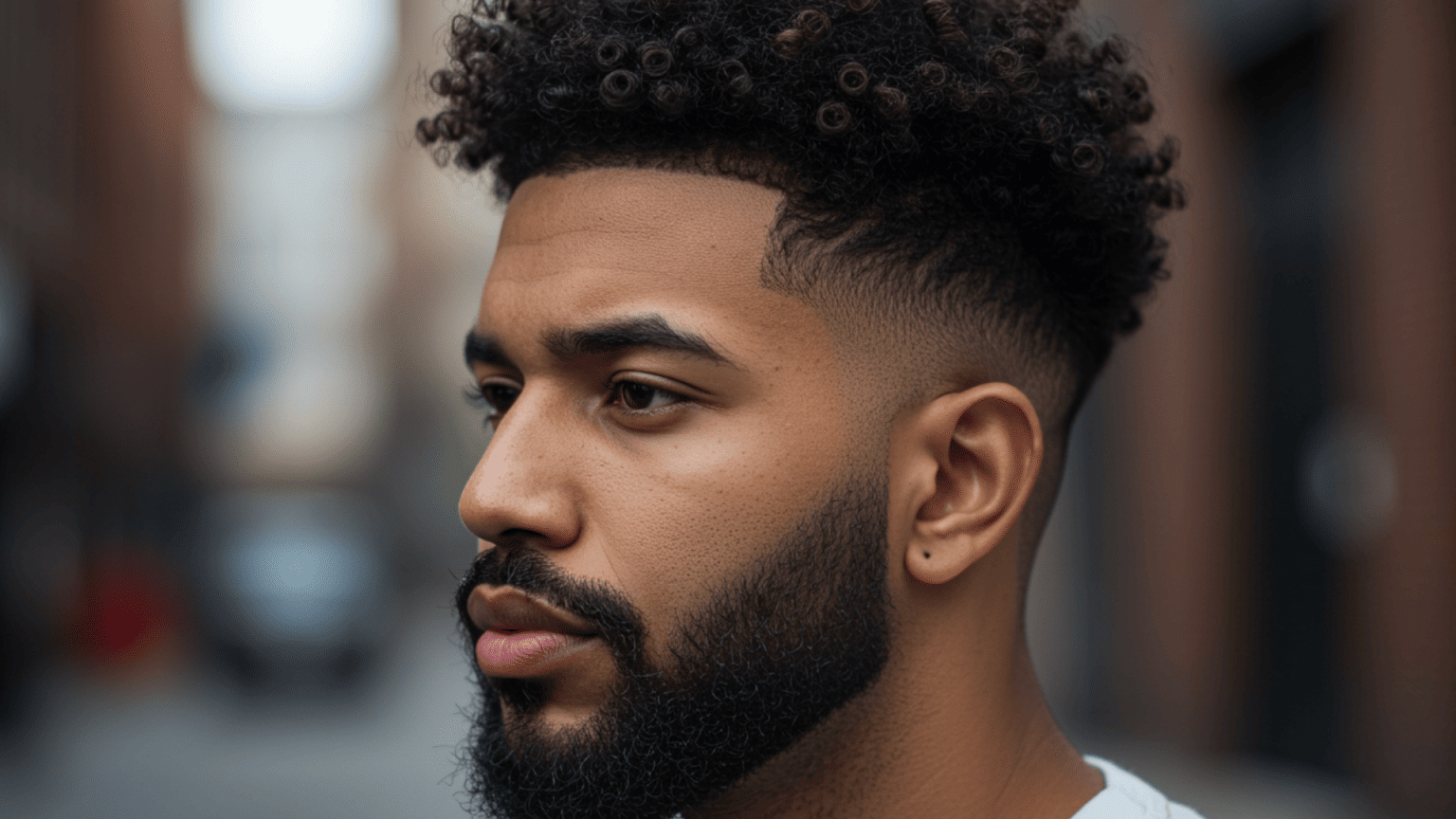 Sharp and Stylish Low Skin Fade Curly Hair Guide - Style Weekender