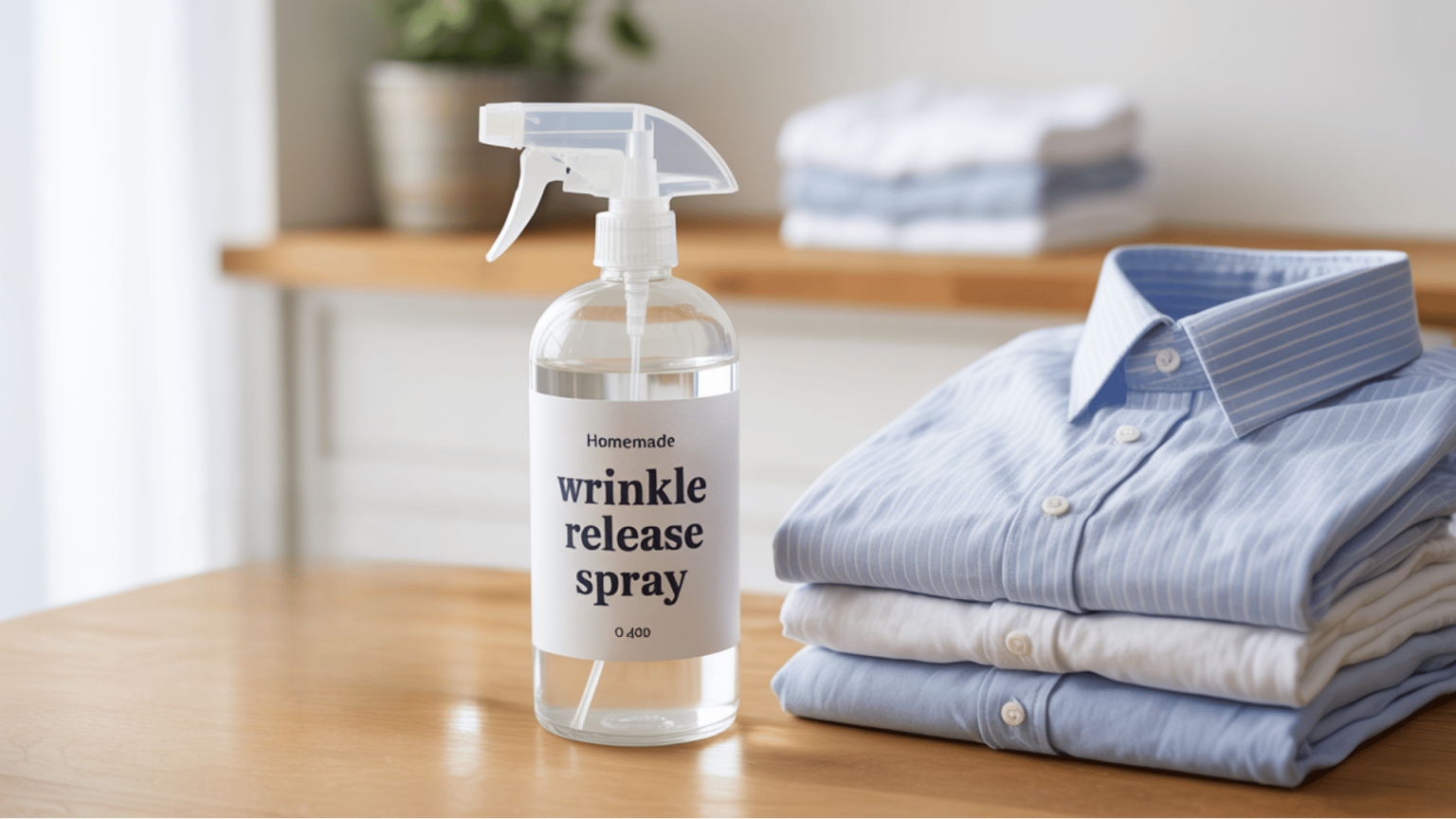 Easy Homemade Wrinkle Release Spray Recipe - Style Weekender